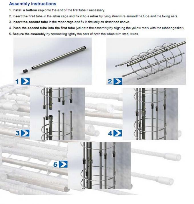 CSL (Cross Sonic Logging) Tubes
