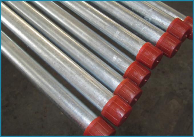 threaded galvanized steel pipe with sockets and caps