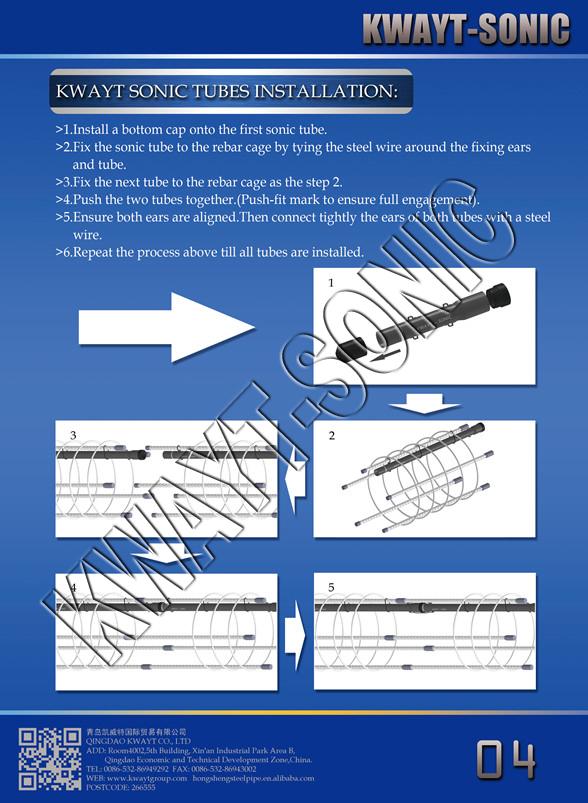 Sonic Tube for Bore Pile